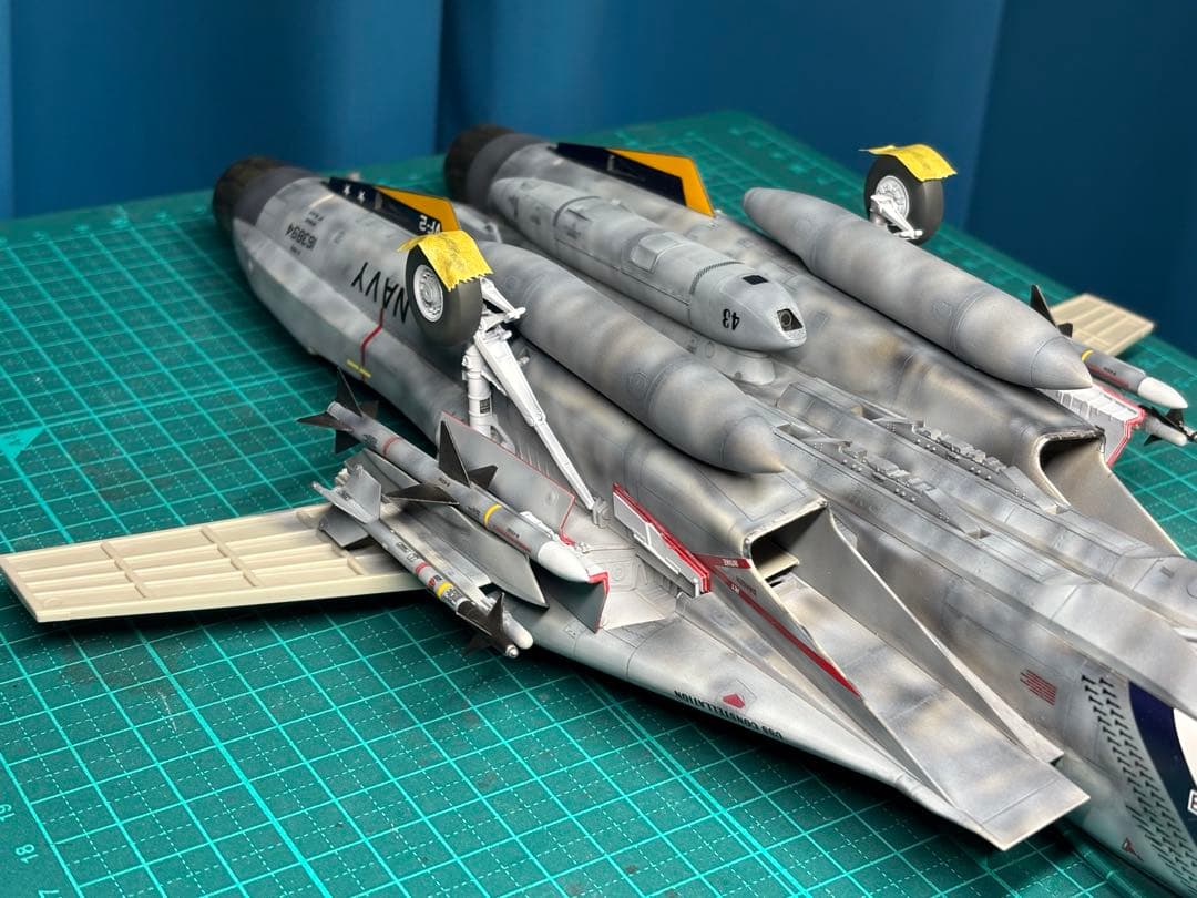 戦闘機　プラモデル　完成品　タミヤ　1/48　グラマン　F-14Dトムキャット