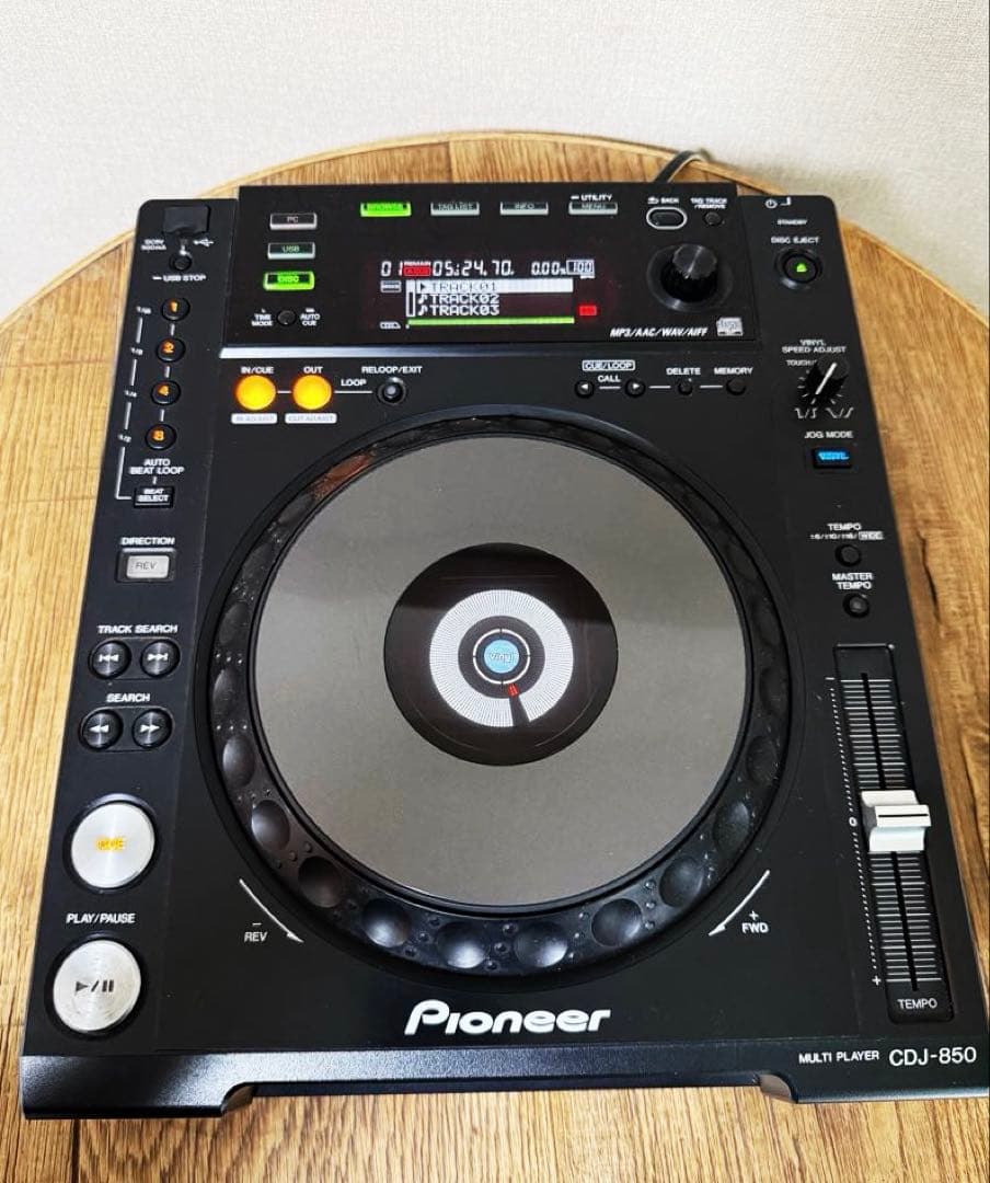 Pioneer CDJ-850 DJプレイヤー　1台-①