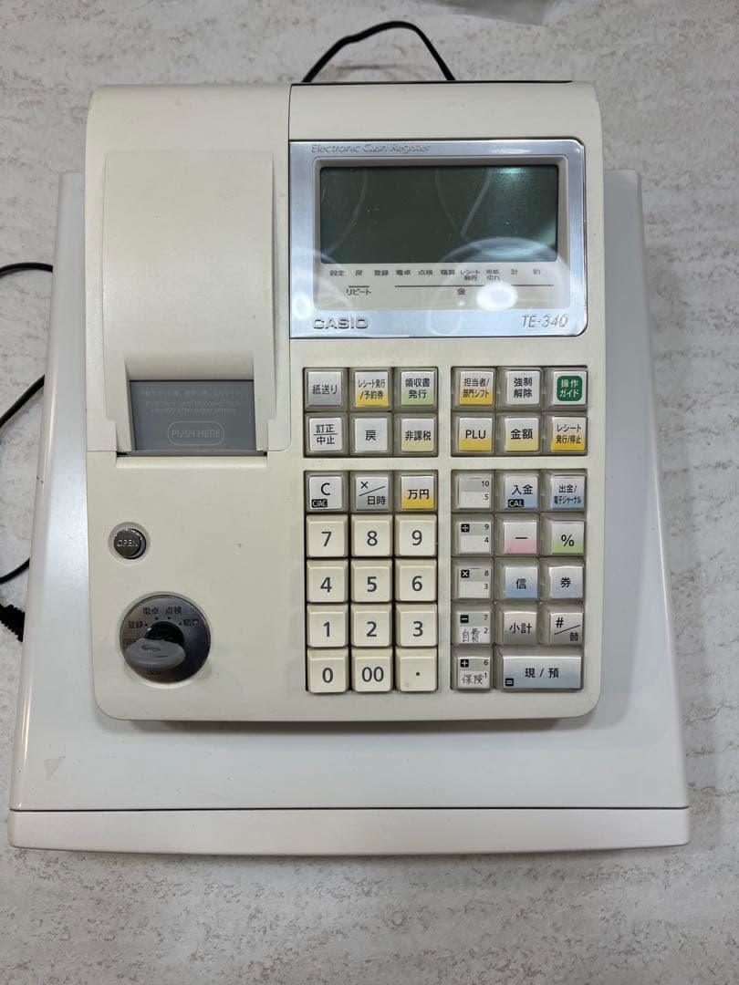 CASIO 電子レジスター TE-340