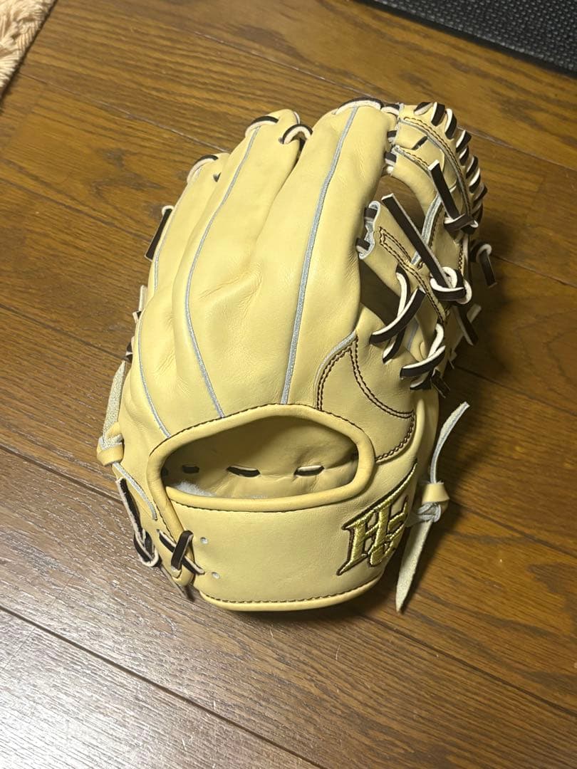ハイゴールド　硬式グローブ　技極　内野手用　湯もみ型付け済み