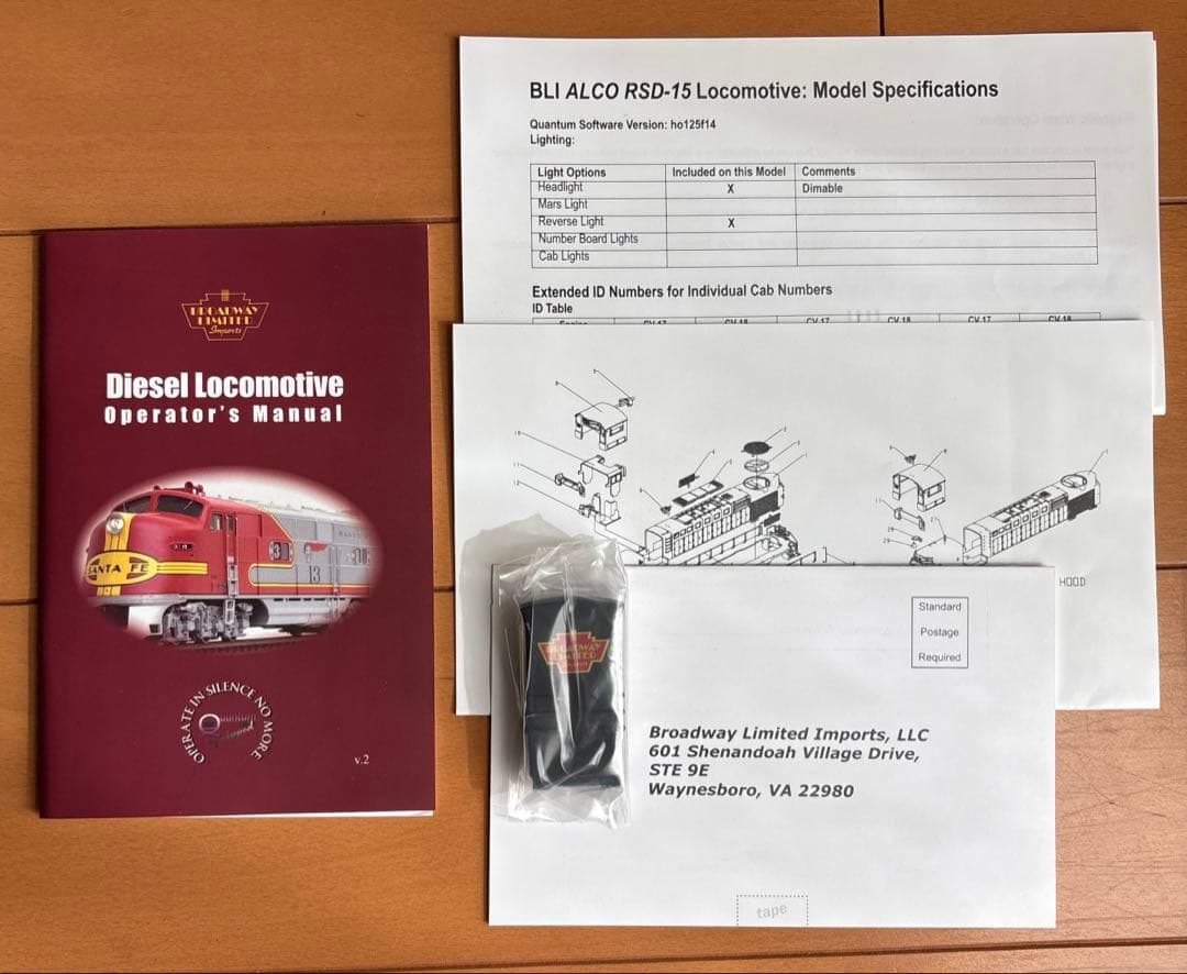 鉄道模型 Broadway Limited ALCO RSD 15 AT&SF