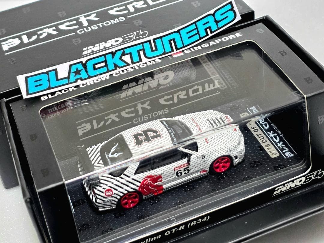 INNO64 R34 BLACKCROW SG DIECAST EXPO 限定
