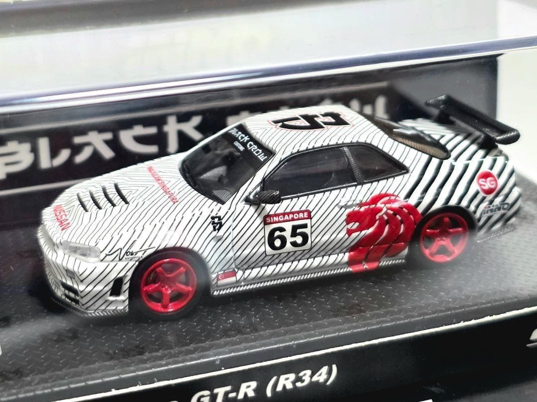 INNO64 R34 BLACKCROW SG DIECAST EXPO 限定