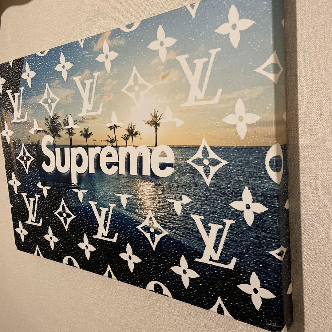 ジークレープリント　Supreme x LV