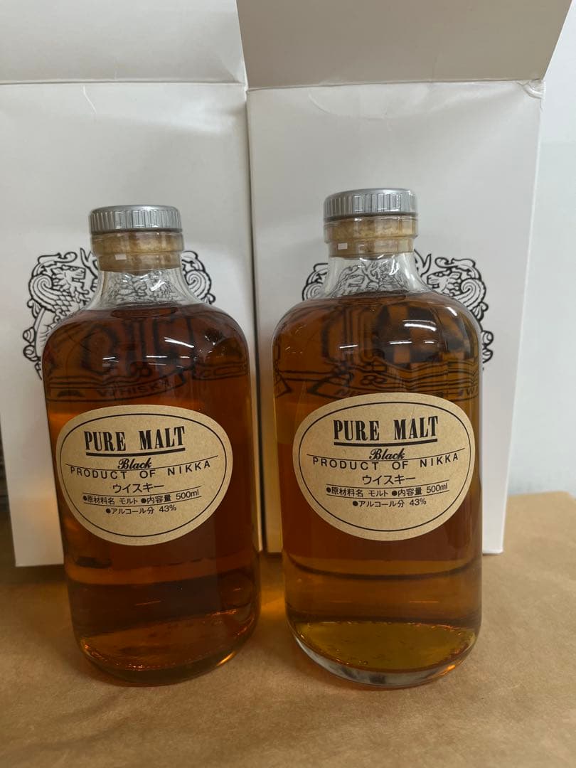 NIKKA PURE MALT 500ml 43% ブラックラベル