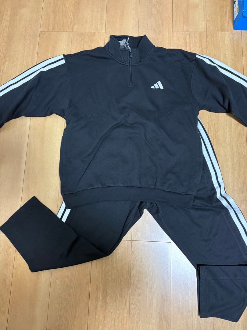 mso【新品・未使用】adidas ジャージ上下セット 黒