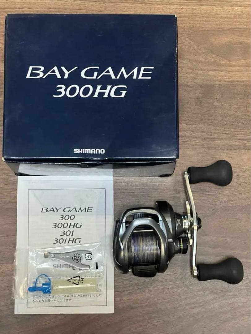 SHIMANO BAY GAME 300HG リール　シマノ　ベイゲーム　美品
