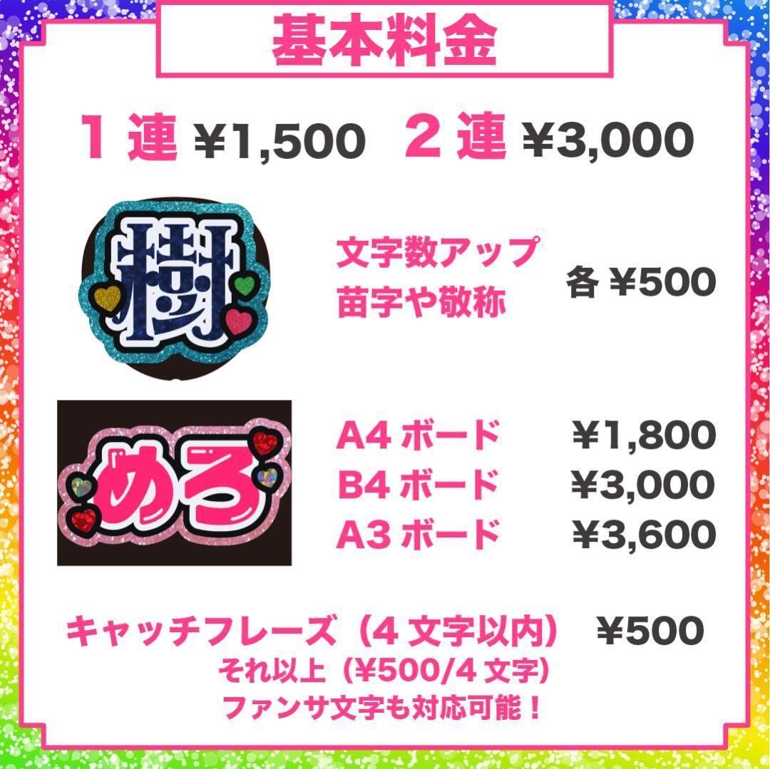 2月2日まで【s】さま専用ページ　オーダー 名前 うちわ 文字 連結 パネル