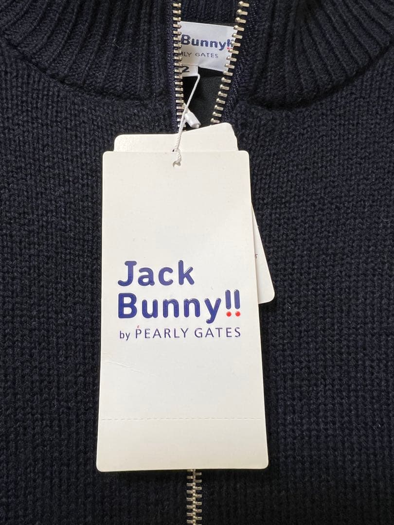 【新品・タグ付】Jack Bunny! ジップアップニットジャケット　サイズ2