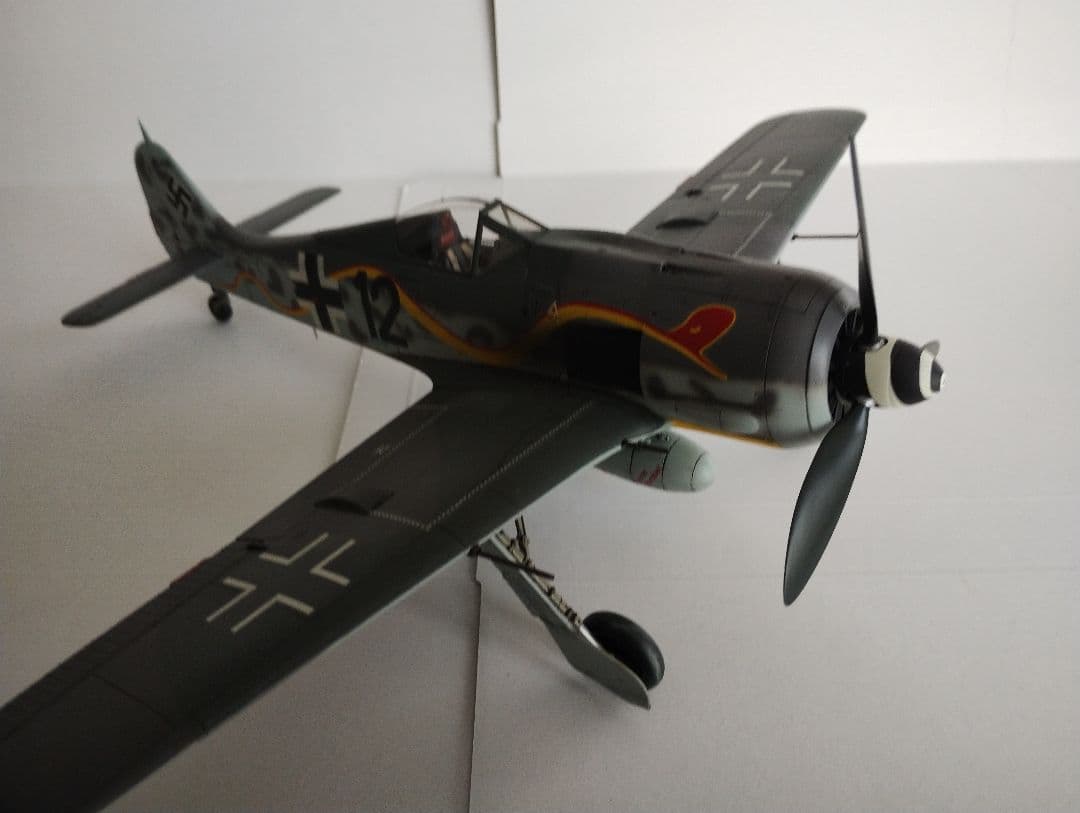 プラモデル完成機　1/32　フォッケウルフFw190A-8