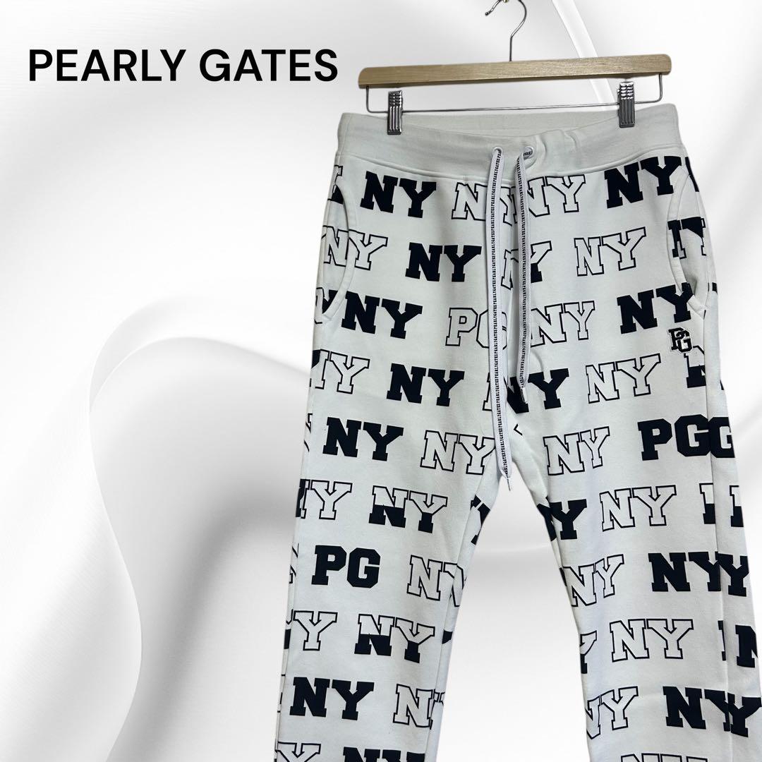 極美品‼︎◆PEARLY GATES◆裏起毛/スウェットパンツ/パーリーゲイツ/５