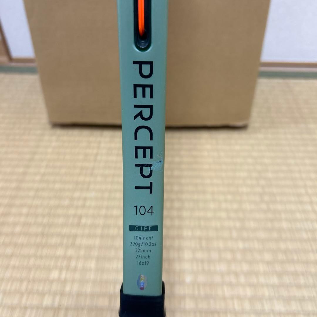 PERCEPT 104 テニスラケット 290g