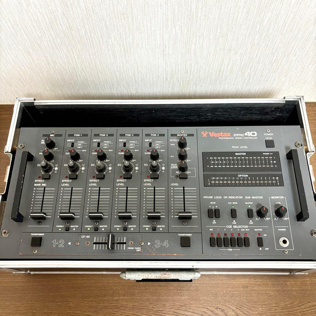 Vestax PMC40 ハードケース付き DJミキサー