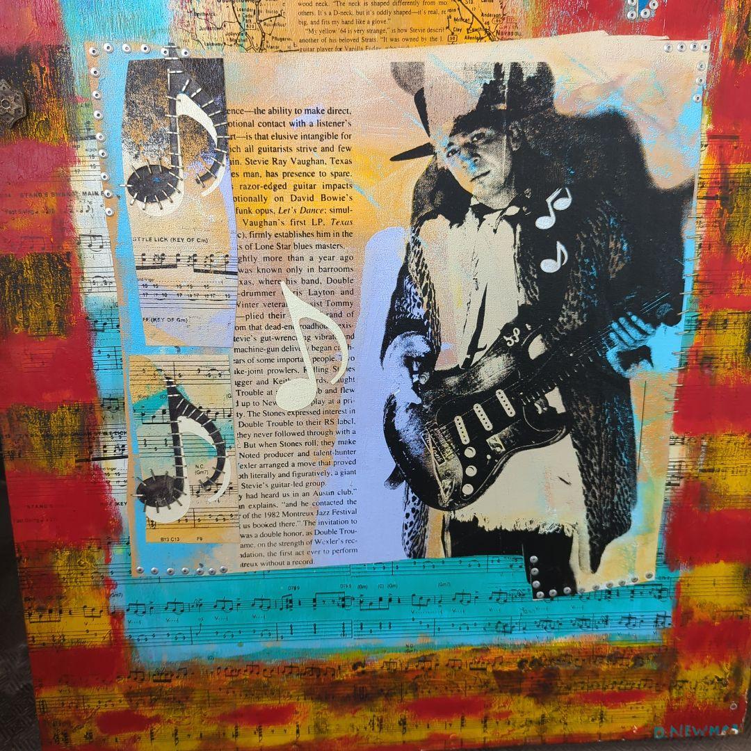 スティーヴィー・レイ・ヴォーン Stevie Ray Vaughan絵画