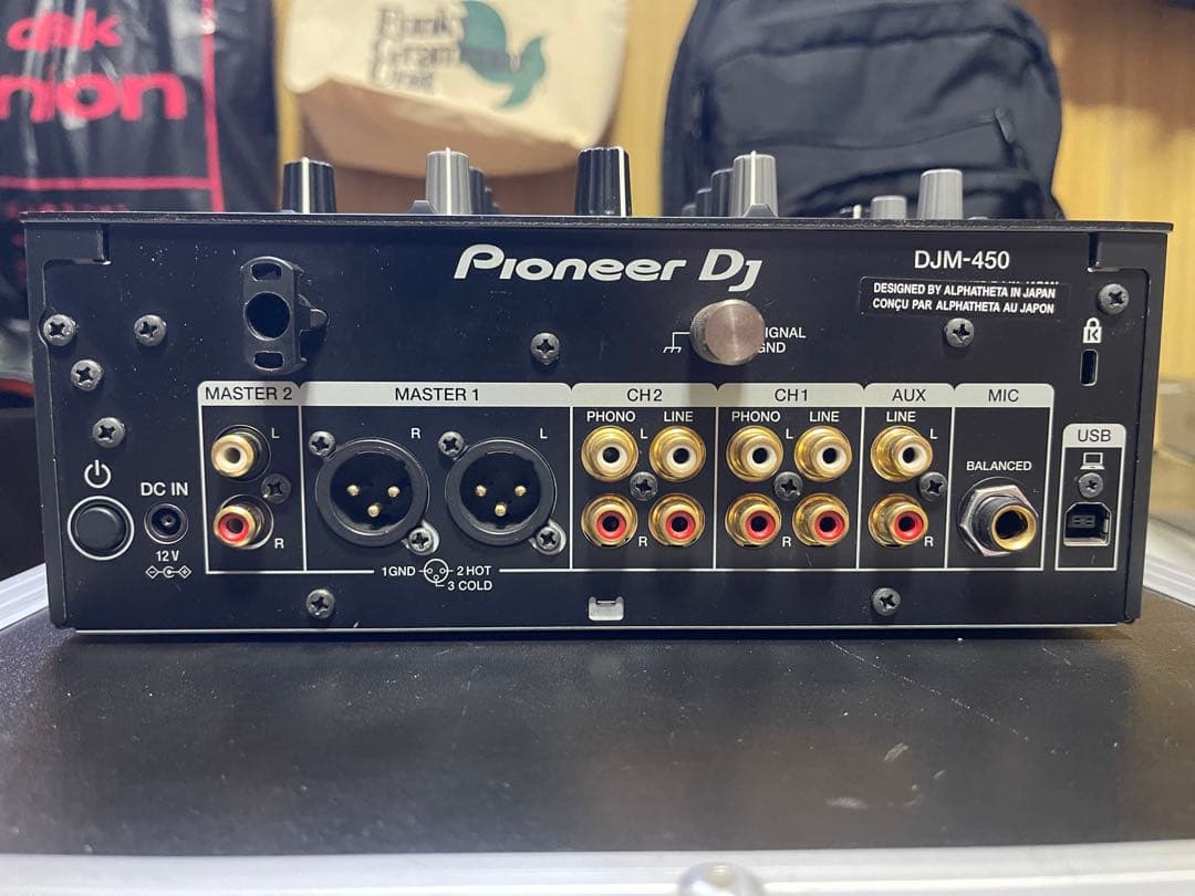 Pioneer DJ DJM-450 ※オプション/ハードケース、レコードセット