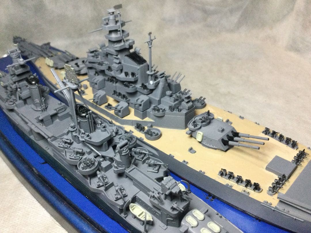 アメリカ海軍 戦艦サウスダコタ & 重巡洋艦インディアナポリス　1/700