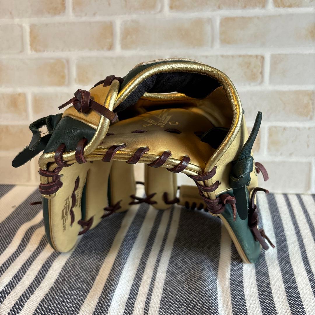 Rawlings 軟式グローブ 右手用 ベージュ/グリーン