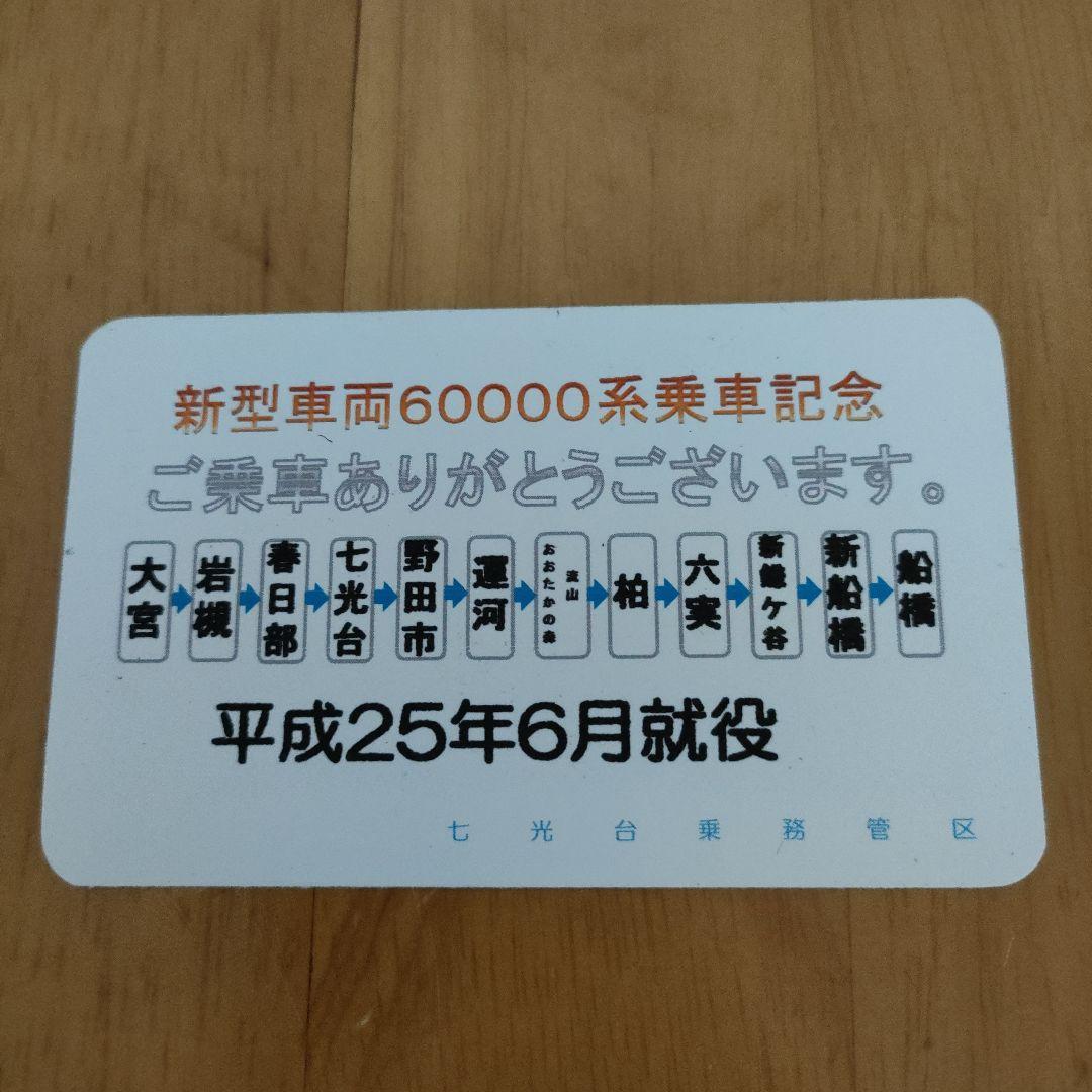 東武鉄道 60000系デビュー記念グッズセット