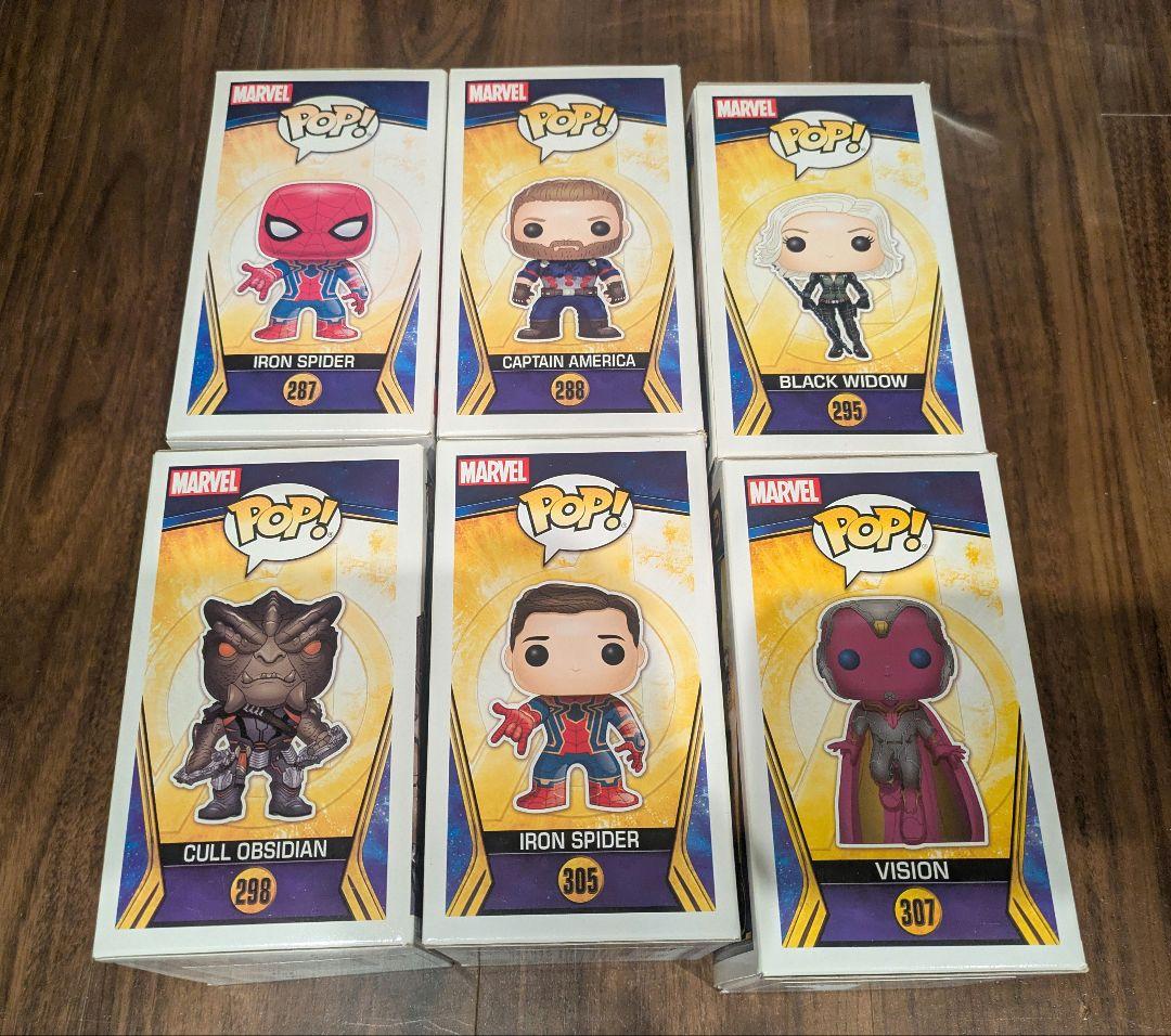 funko pop マーベル アベンジャーズ ６点セット