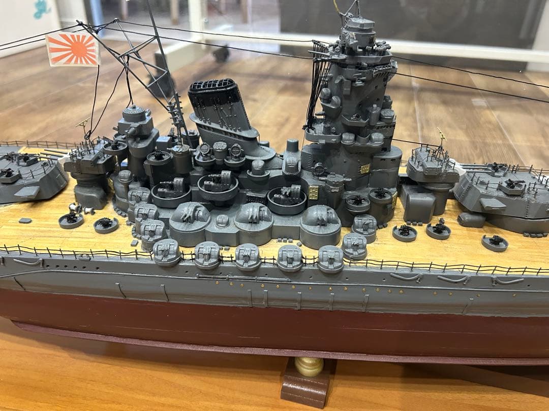【美品】艦船モデル 1/700 スケール ディスプレイケース付き