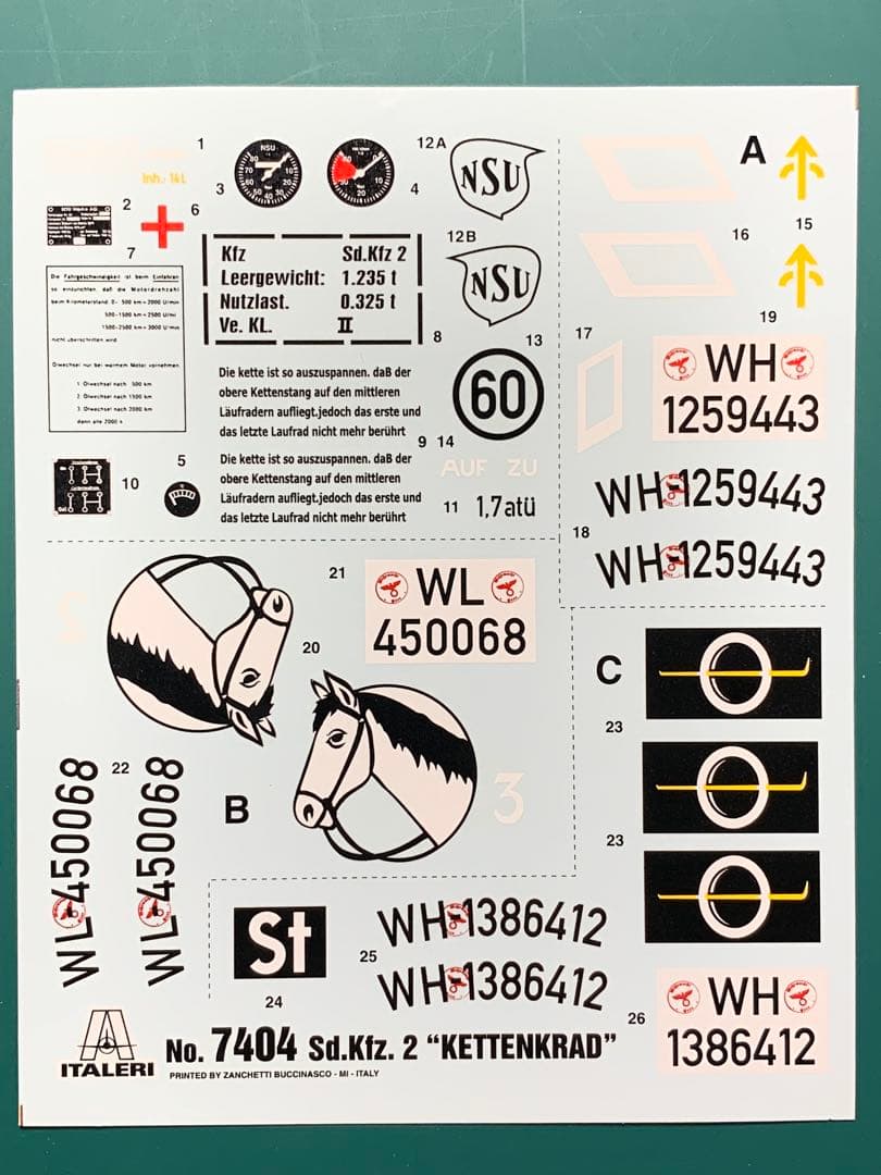 イタレリ 1/9 ケッテンクラート