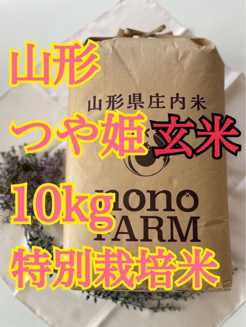 つや姫　10kg 玄米　山形　令和7年　特別栽培米