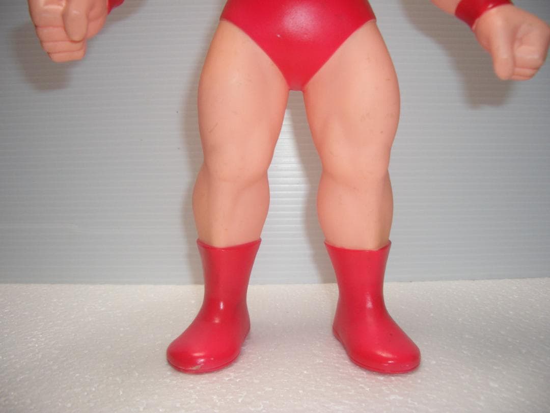 キン肉マン　特大ソフビ　31ｃｍ　1984年　バンダイ製　放映当時物　美品