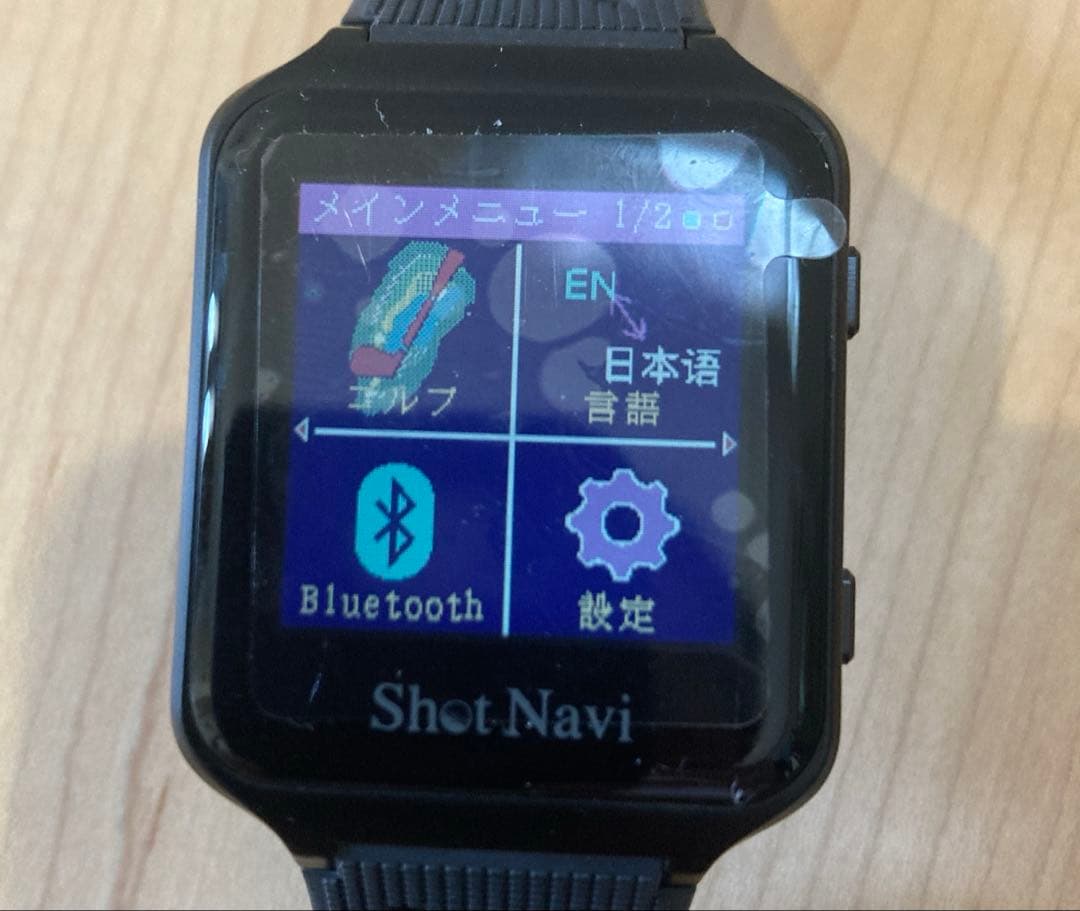 Shot Navi AIR(ショットナビ) ブラック　タッチパネル　美品