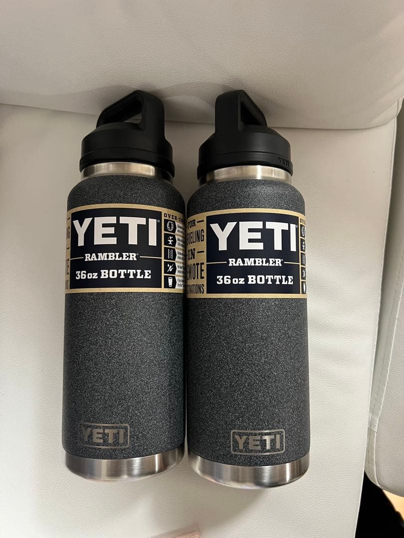 YETI イエティ　ランブラー 36oz ブラック　ストーン　2本セット