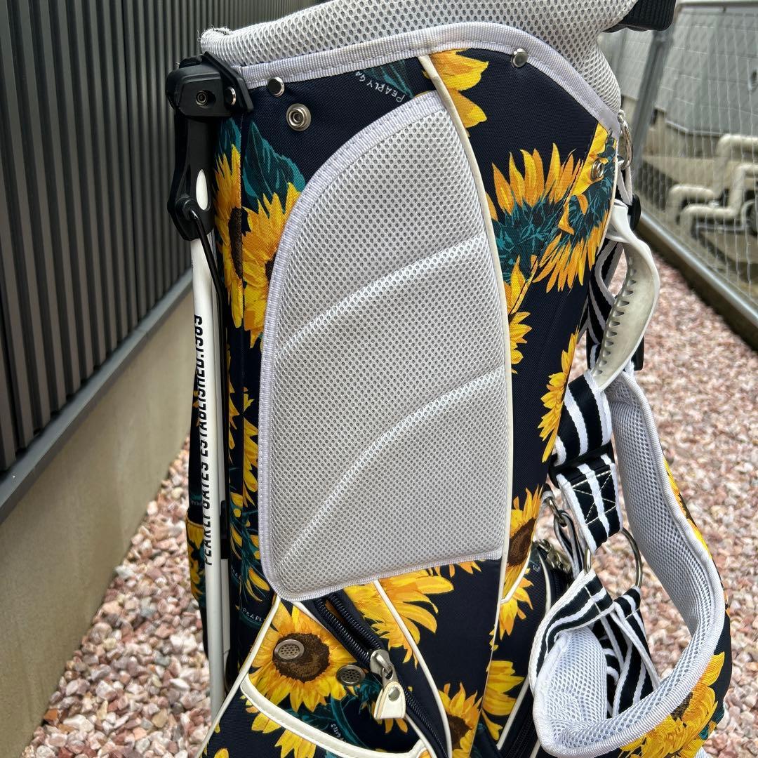 値下げ PEARLY GATES ひまわり柄 キャディバッグ