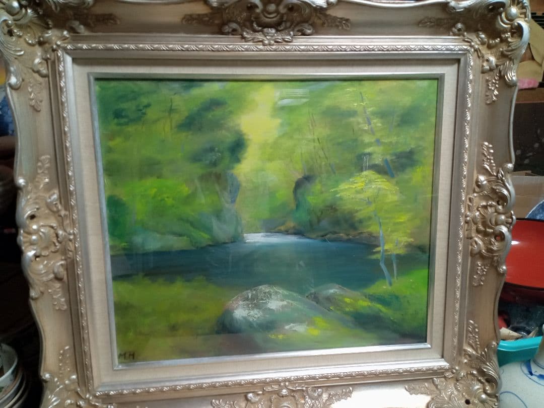 堀場道明の油彩画F１０号です