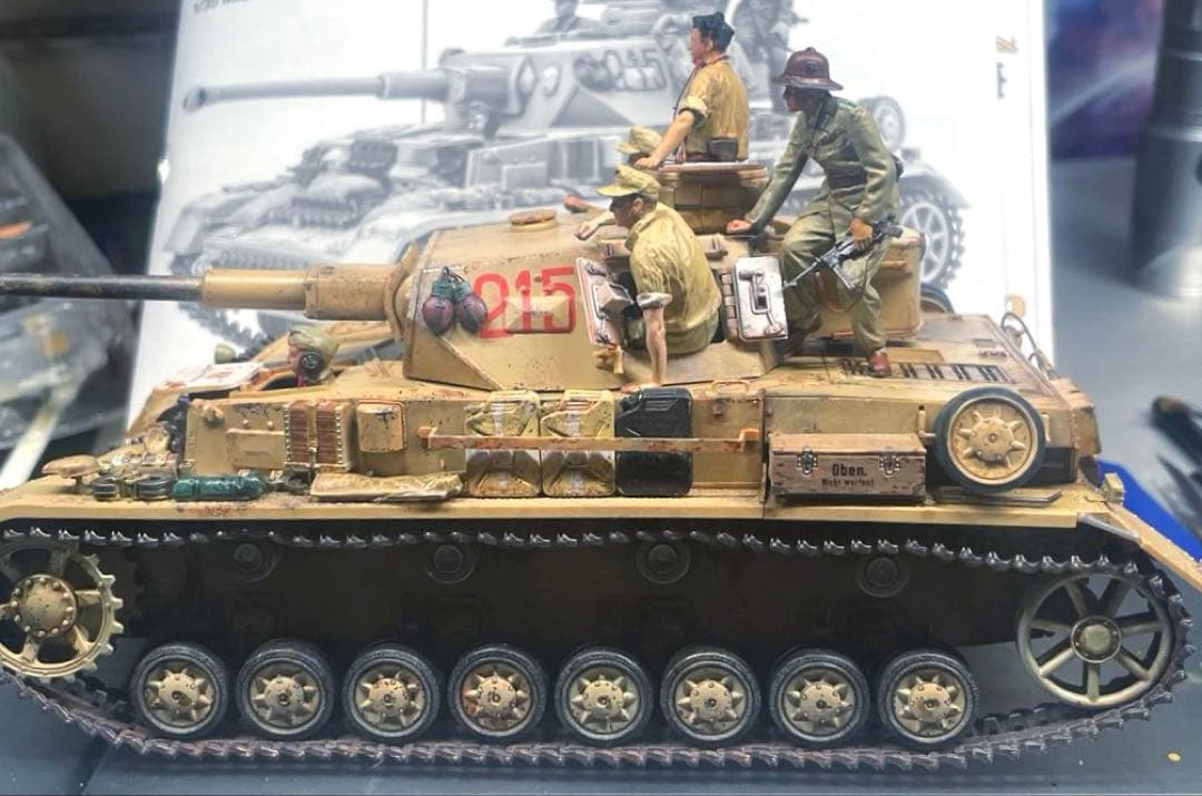 タミヤ1/35ドイツⅣ号戦車　組み立て完成品