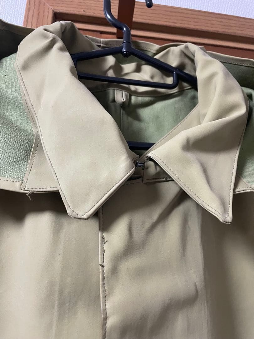 日本軍 将校用マント特注護謨仕立品 青年将校 貴重 状態良好 軍服 陸軍 海軍