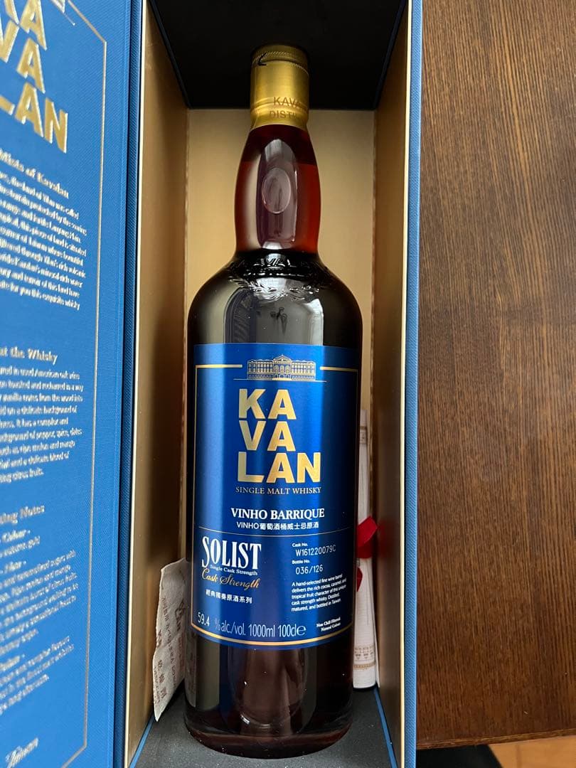ウイスキー KAVALAN SOLIST Vinho Barrique 1,000ml