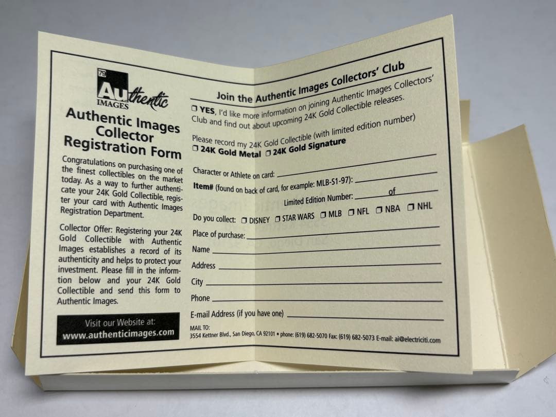 エース・フレーリー(KISS)純金製カード　シリアルナンバー24k証明書付き