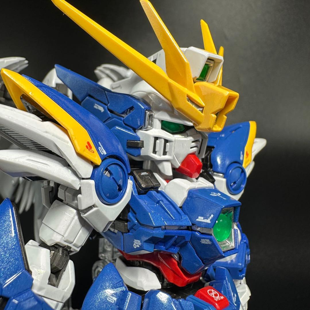 リンプラパール塗装　MGSD ウィングガンダムゼロEW