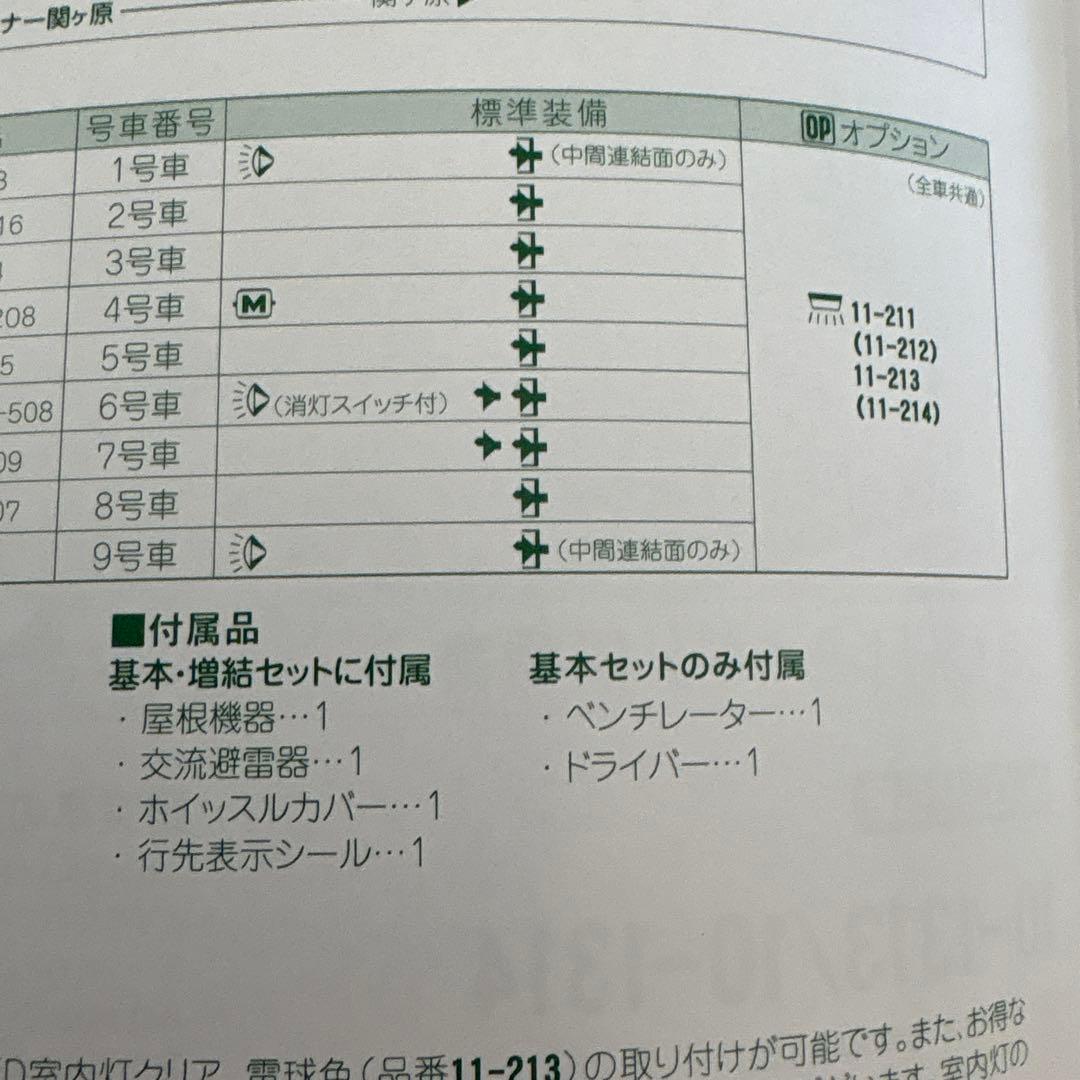 【新同】KATO 10-1313 681系 しらさぎ6両基本セット③付属品使用済