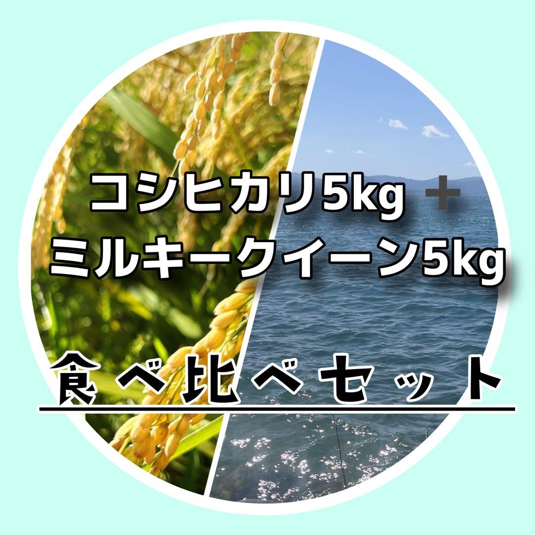 【令和7年度新米】近江米 ミルキークイーン 5kg +コシヒカリ5kg