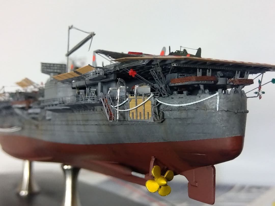 J*J様 1/700 精密模型帝国海軍正規空母「隼鷹」完成品