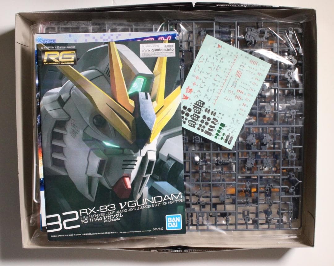RG 1/144 逆襲のシャア2体セット HGデカール付き νガンダム サザビー