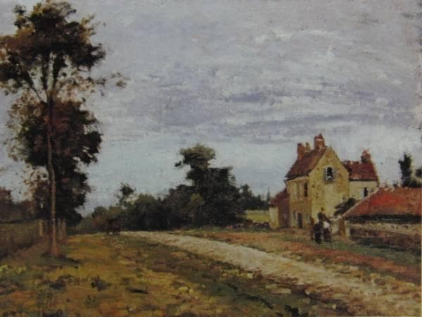 Camille Pissarro、LA GRAND'ROUTE, LOUVECI