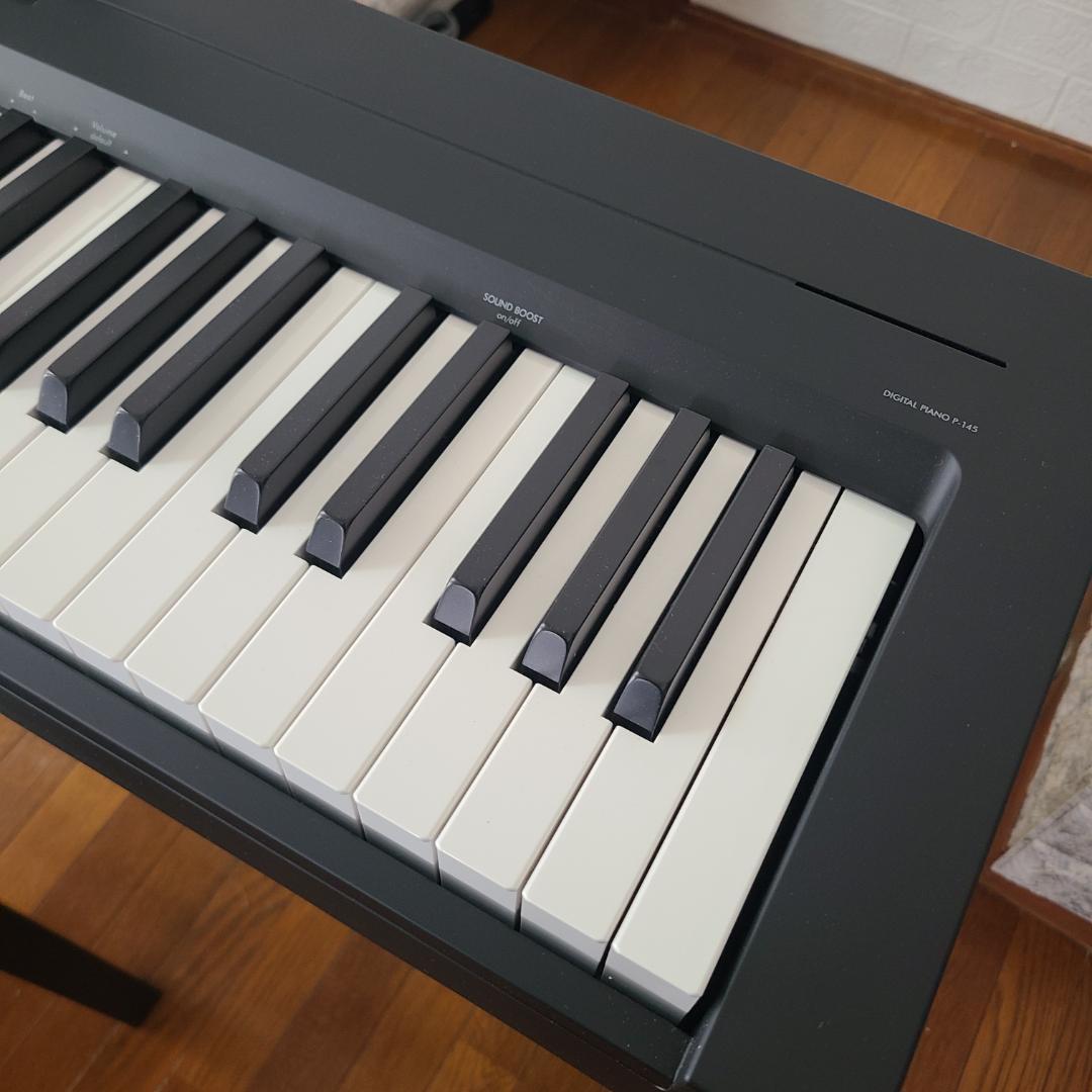 ヤマハ YAMAHA 電子ピアノ P-145B スタンド他付属品多数 豪華セット