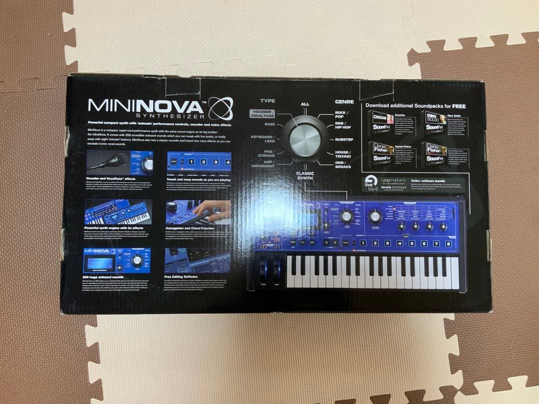 Novation MININOVA シンセサイザー 通電確認のみ 現状品