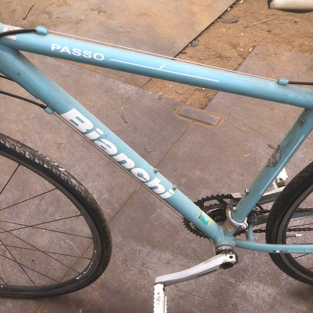 Bianchi クロスバイク 自転車 アルミボディ 48cm