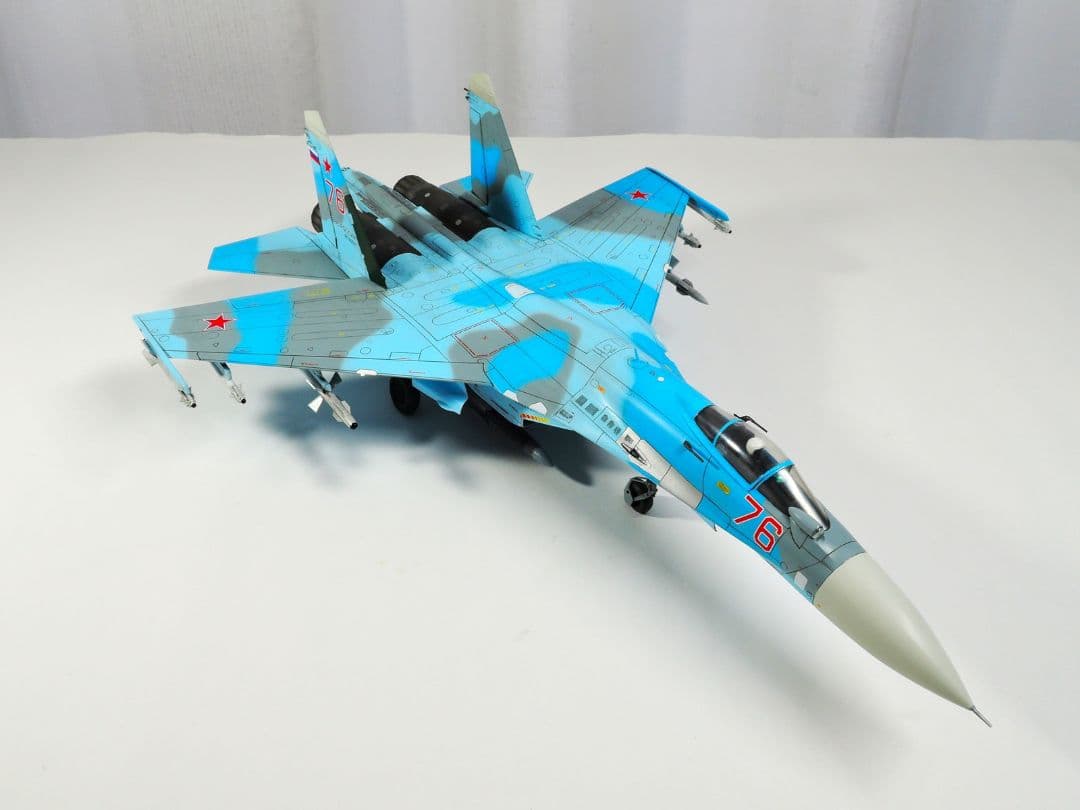 【プラモデル完成品】プラッツ 1/72 Su-27SM フランカーB