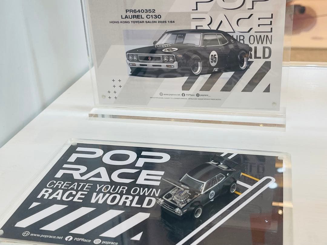POPRACE 2台セット ハコスカ　ダットサン　香港限定