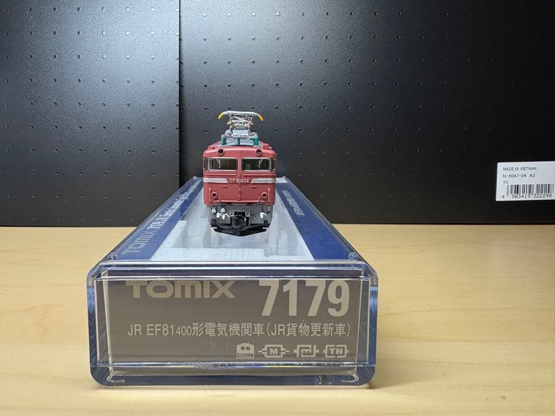 JR貨物　tomix 7179 ef81 400番台　貨物更新色　404号機