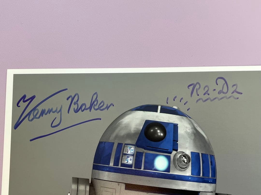 スターウォーズ　直筆サイン　R2-D2 ケニー・ベイカー氏