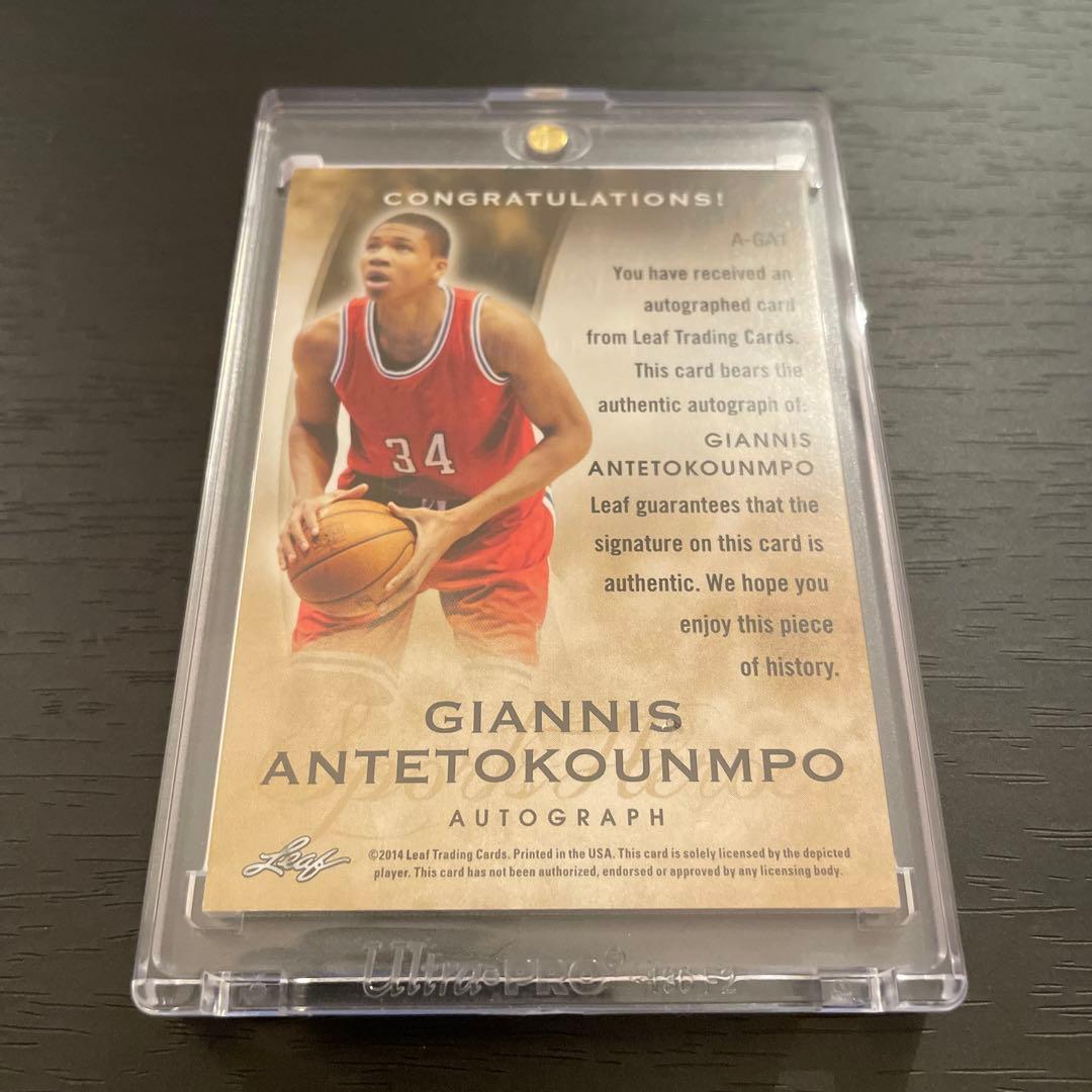 Giannis ヤニス アデトクンボ 直筆サインカード ルーキーカード