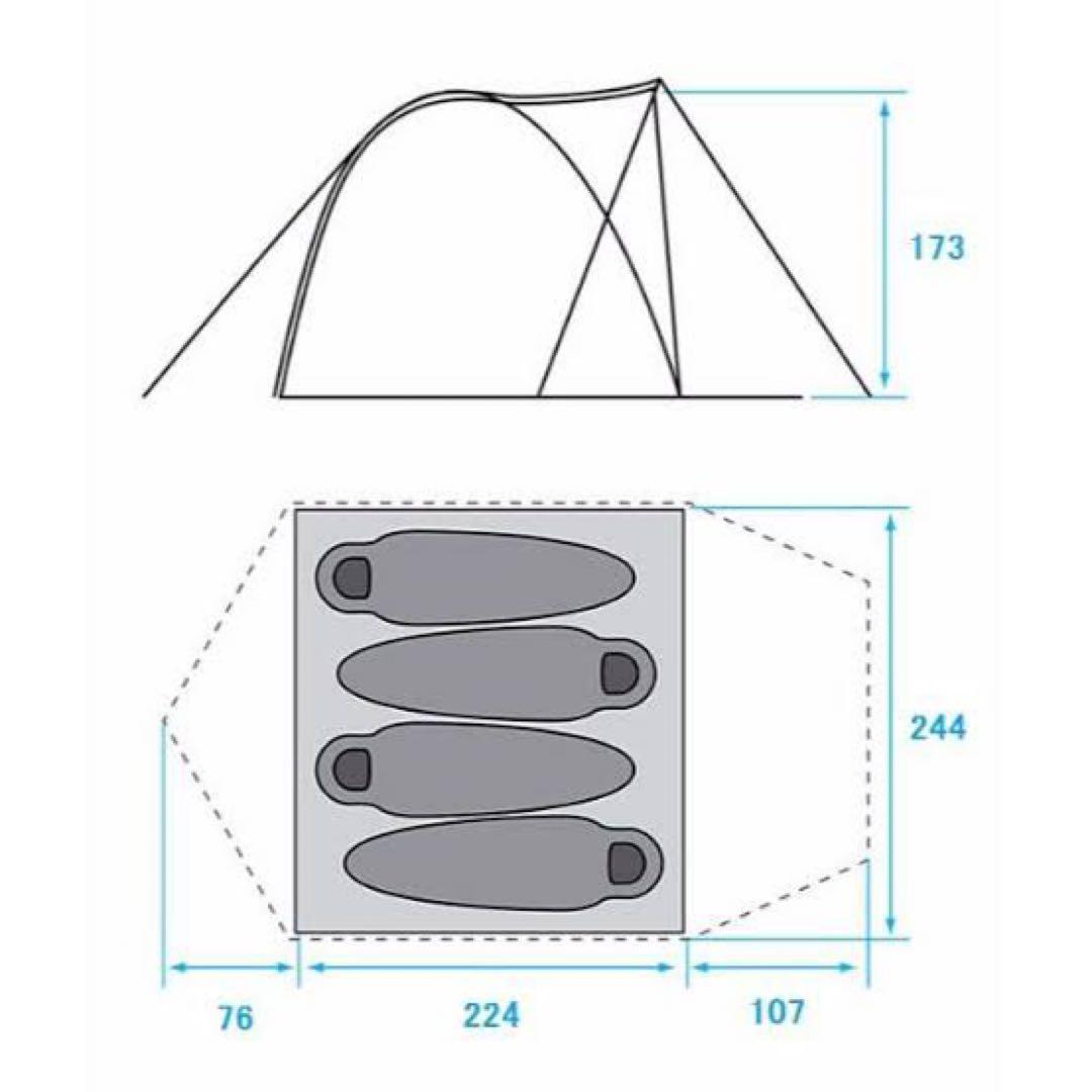 THE NORTH FACE KAJU 4 テント
